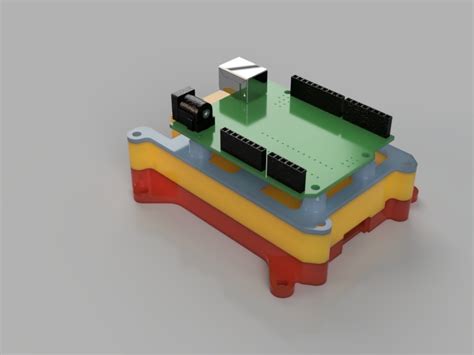 Arduino Boss For Rpi Box By 0110 M P Free 3d Model On