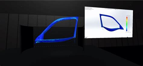 A View Of The Cae Results In The Vr Simulation Download Scientific Diagram