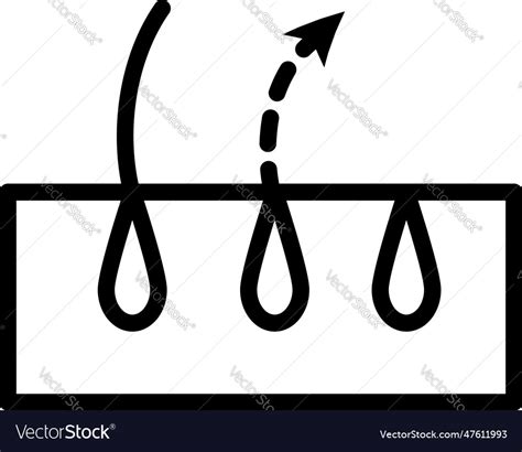 Hair Removal Outline Icon Woman Remove Royalty Free Vector