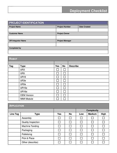 46 Free Simple Deployment Checklist Templates Pdf Excelshe
