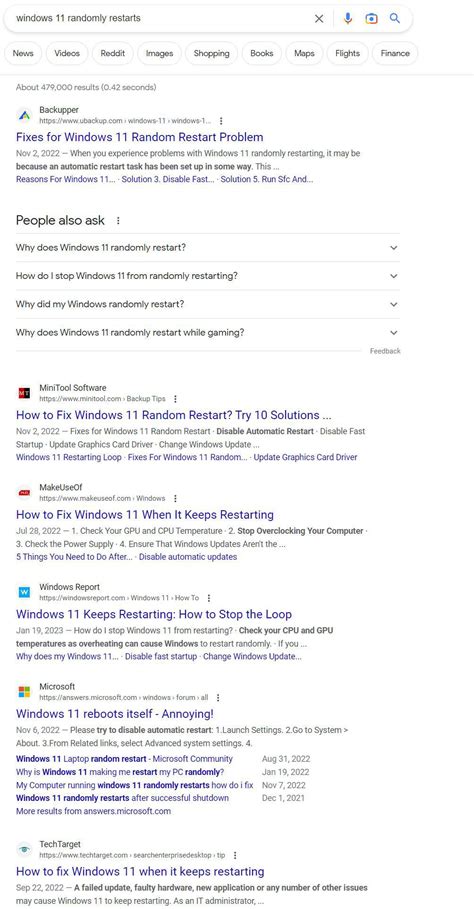 Did You Guys Know That Windows 11 Has A Problem With Random Restarts Had My First One Today On