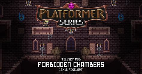 2d Platformer Tileset Forbidden Chambers 16x16 Pixelart 2d Environments Unity Asset Store