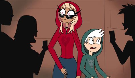 Lincoln And Verosika In Public By Zezeyuri On Deviantart