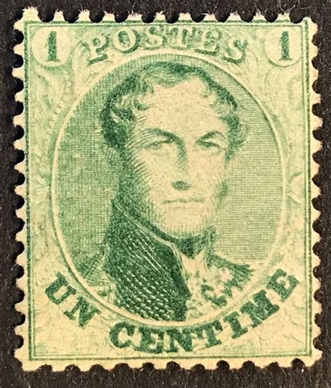 Belgium 1863 Leopold I Medallion 1c Deep Bright Colour Catawiki