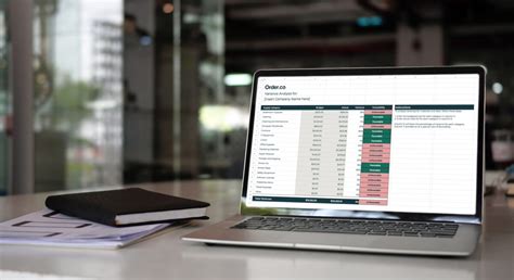 Use A Variance Report Template To Track Budget Vs Actuals