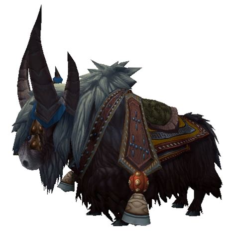 Black Riding Yak Warcraft Mounts