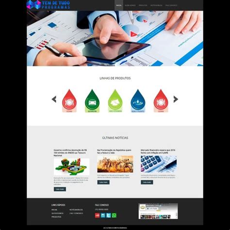 Site Institucional Blog Responsivo Bootstrap Php Brinde Softarena