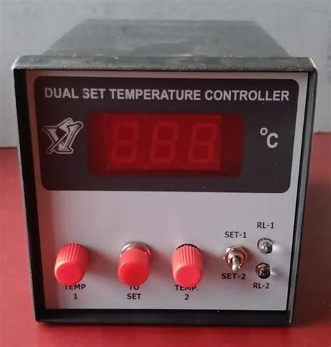 digital dual set temperature controller relay at best price in surat
