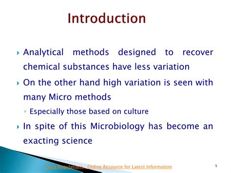 Validation Of Microbiological Methods Ppt