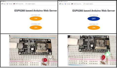 Arduino Webserver Using Esp8266 Nodemcu Iotedu