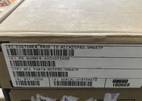 micron m25p80 vmn6tp ic electronic components flash serial nor slc