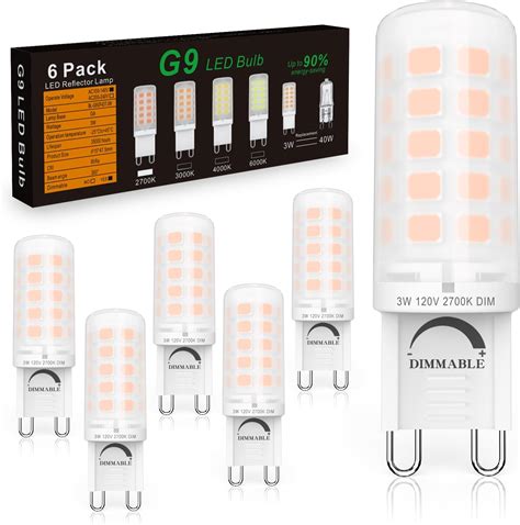 Baoming G9 Led Bulb Dimmable 3w 40 Watt T4 G9 Halogen Equivalent