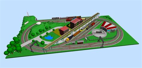 Model Train Layouts And Track Plans In Ho Scale Various Projects Designed With Scarm Layout