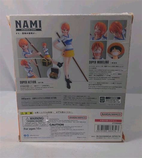 Shfiguarts One Piece Nami Romance Dawn Action Figure Tamashii Nations