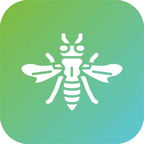 Honeybee Vector Icon Style 22369728 Vector Art At Vecteezy