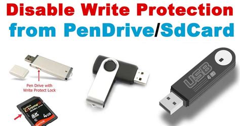 How To Remove Write Protection From A Usb Drives And Memory Card