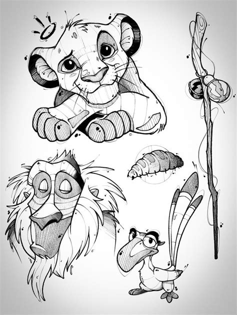 Pin Su Teffi Tattoo Dibujos Animados Tatuaggi Di Fumetti Tatuaggi