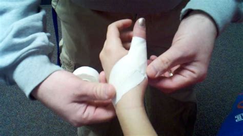 How To Wrap A Thumb With Tape At Rita Hansen Blog
