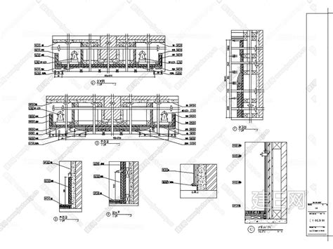 墙身软包节点cad施工图施工图下载施工图墙身软包节点cad施工图下载施工图墙身软包节点cad施工图免费下载建e室内设计网