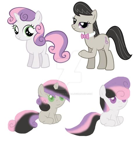Sweetie Belle X Octavia By Theliondemon Kaimra On Deviantart