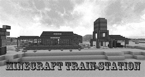Minecraft Train Station Wild West Project Minecraft Map