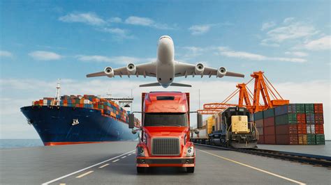 Logistics Import Export Of Containers Cargo Freight Ship Truck