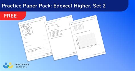 Free Edexcel Gcse Maths Higher Papers Set 2 Third Space Learning