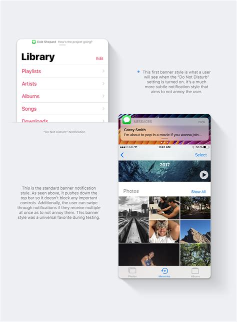 IOS Notification Redesign Concept On Behance