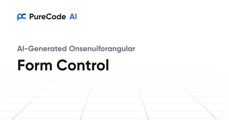 build great onsenuiforangular form control components faster using ai tools