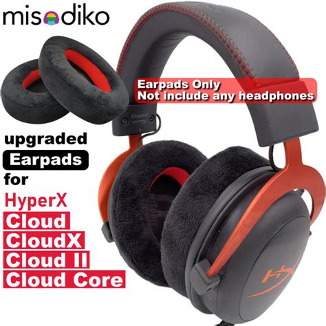 Misodiko Upgraded Ear Pads Cushions Replacement For Hyperx Cloud Ii 2