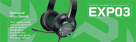 Phenom Expo3 Stereo Gaming Headset For Ps4 Xbox Tablet Or Smartphone Noise