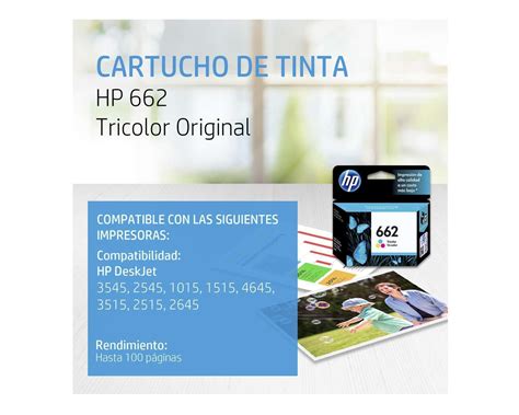 Cartucho De Tinta Original Hp Tricolor Coppel
