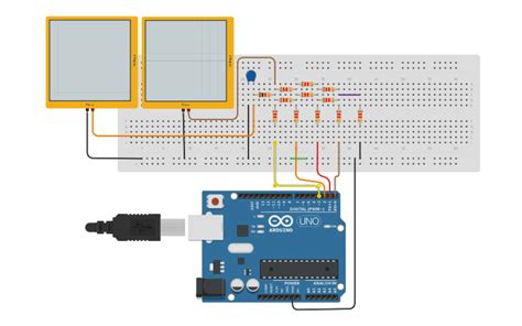Circuit Design 4 Bits Sinus Generator Arduino R 2r Tinkercad