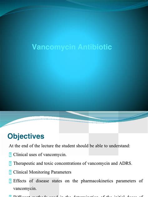 7 Vancomycin Antibiotic Pdf