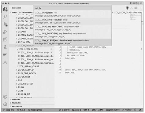 How To Create An Abap Object In Vs Code