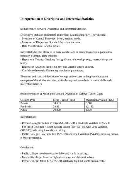 Descriptive Vs Inferential Statistics Pdf