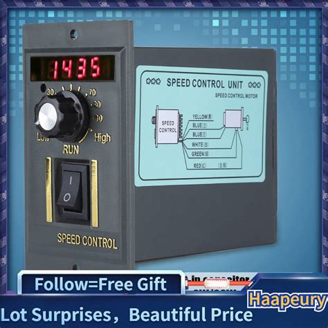 Seller Recommend AC 220V Motor Speed Controller 50Hz 15W Digital Adjustable Stepless 0 1450rpm