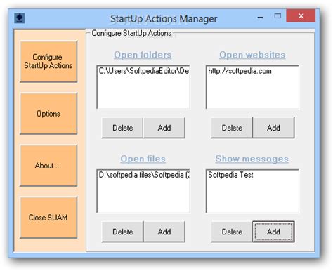 startup actions manager 2 0 0 download review screenshots