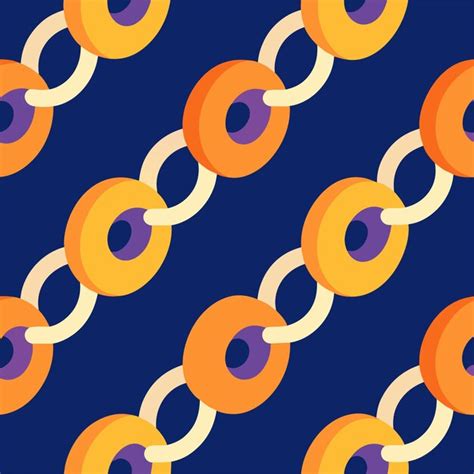 Chain Seamless Pattern Vector Art And Illustration Premium Ai Generated Vector
