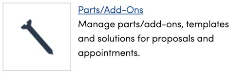 Create A Part Assembly Serviceminder