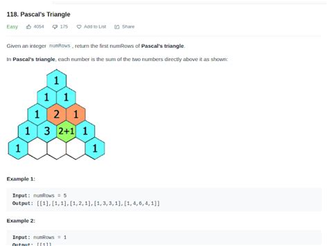 Pascal S Triangle Using Golang Pascal S Triangle Using Golang