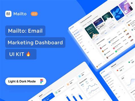 Free E Mail Marketing Dashboard UI Kit UI4Free