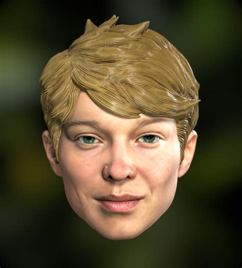 👾 1 6 1 12 Death Stranding 2 Fragile Léa Seydoux Head Headsculpt