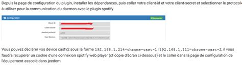 Plugin spotify INVALID CLIENT Invalid redirect URI Multimédia Communauté Jeedom