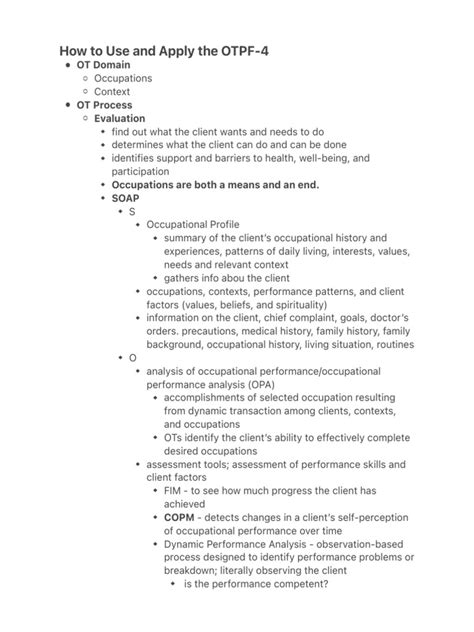 How To Use And Apply The Otpf 4 Pdf Evaluation Psychological Concepts