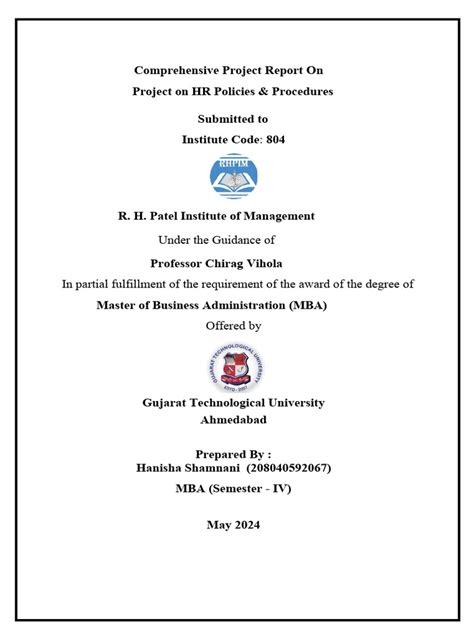 Hanisha Shamnani Cp Project Download Free Pdf Recruitment Employment