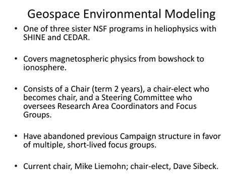 PPT Geospace Environmental Modeling PowerPoint Presentation Free Download ID 7077369