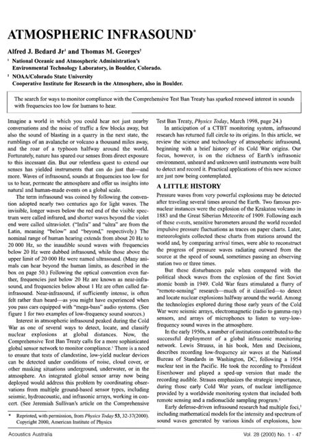 Pdf Atmospheric Infrasound