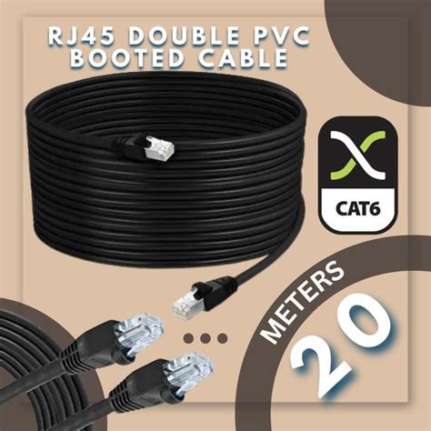 20 Meter High Quality Double Pvc Network Cable Lan Cable Ethernet Cable